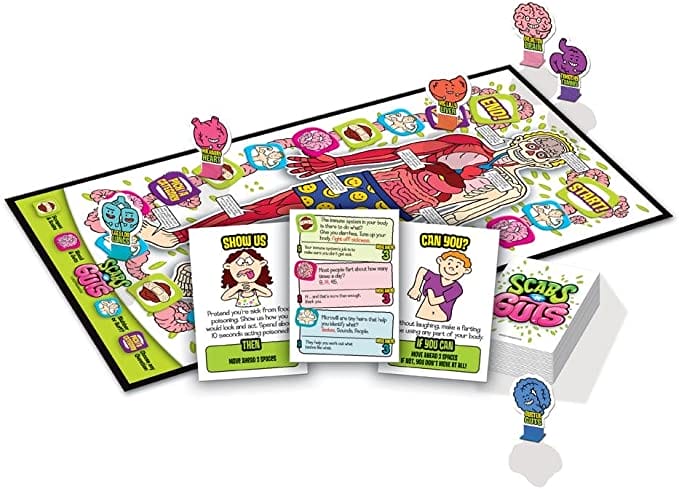 Educational Board Game - Scabs and Guts - The Medical Fact Based Board