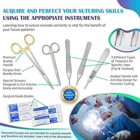 Suture Practice Kit for Medical Students +1 Year Access to The Future